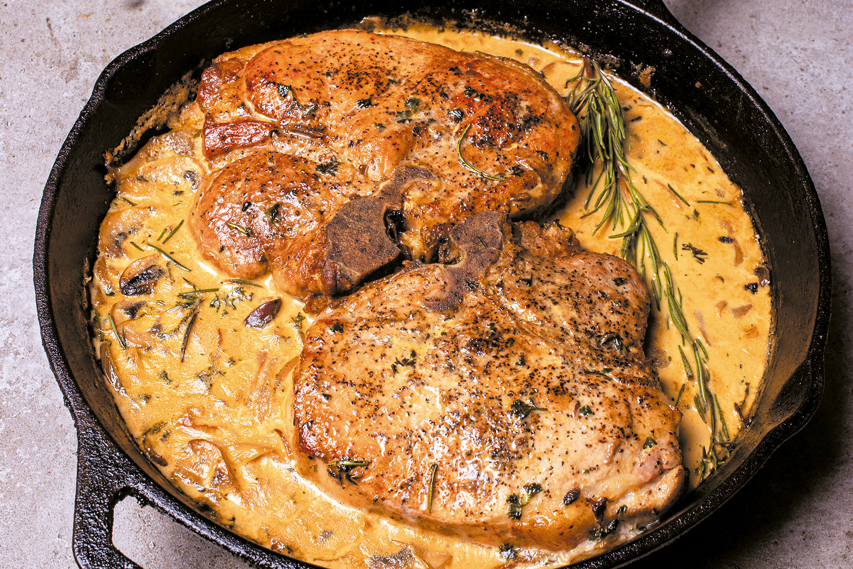 Chuleta T-Bone con Crema y Champiñones | ProgCarne