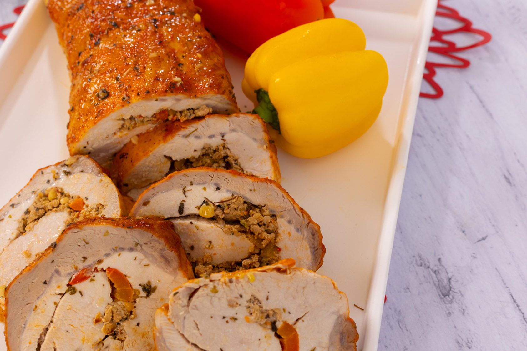 Lomo de cerdo fresco con relleno estilo cubano con mojo y ajo | ProgCarne