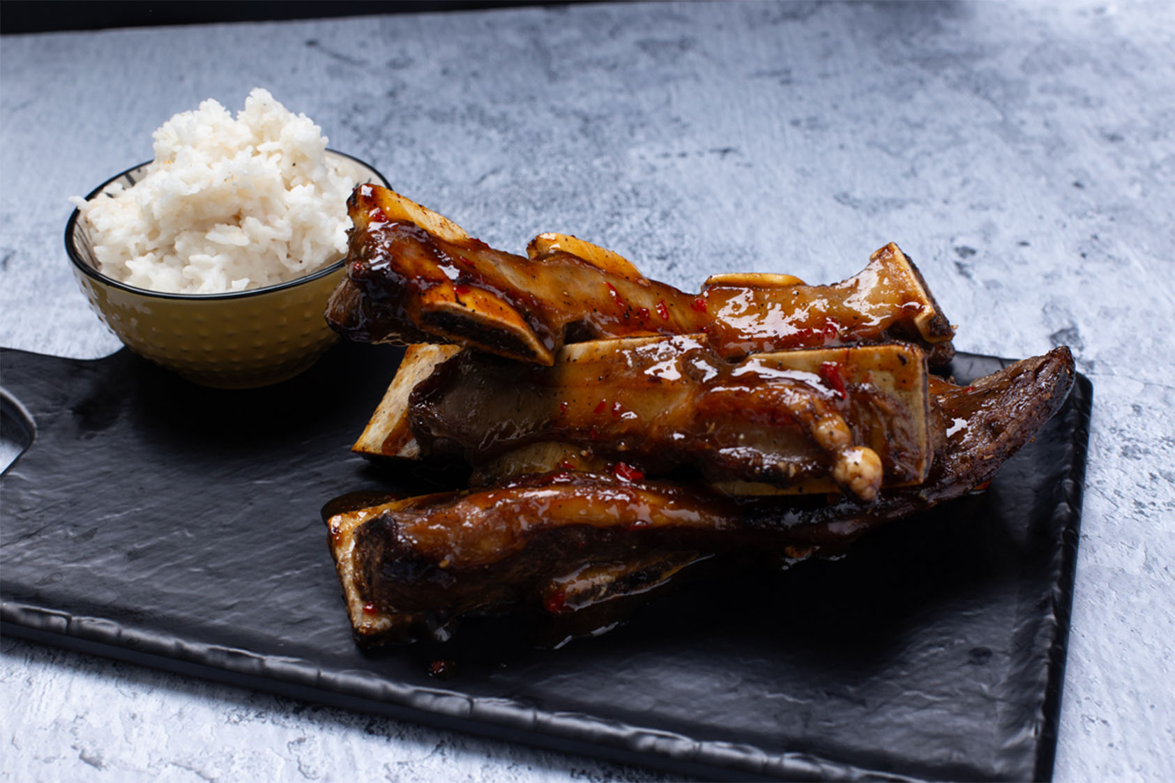 Costillas de res Top Beef Dulce y picante con arroz al coco | ProgCarne